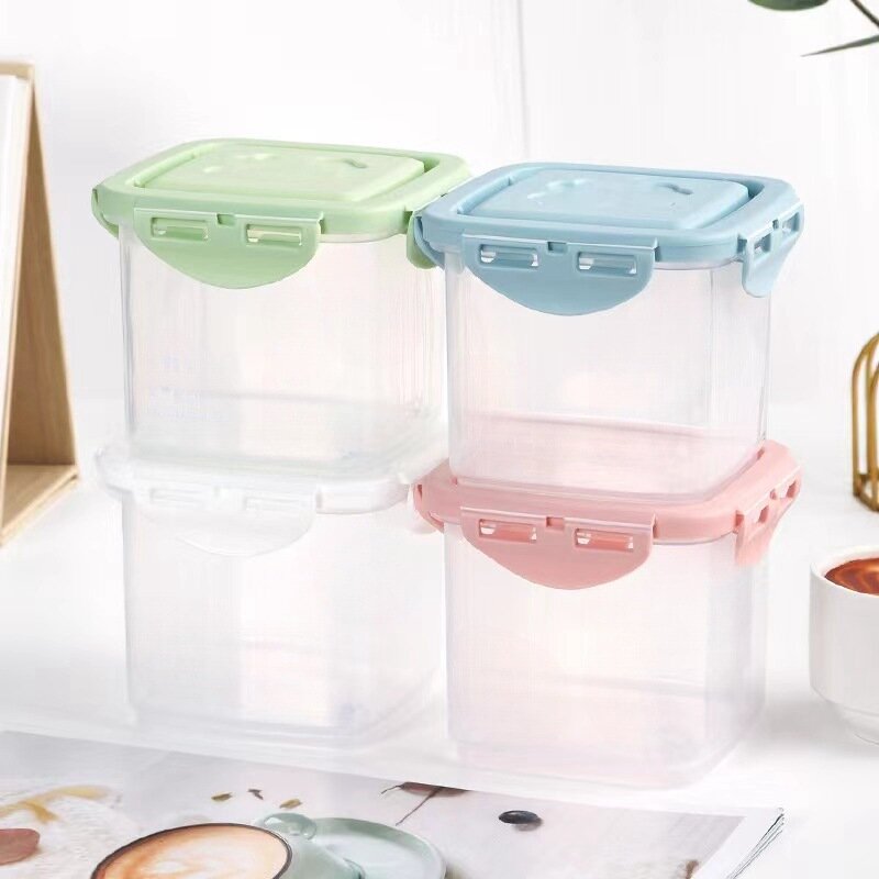 Циркулярная банка с сырным тортом, мусс, слоеный торт тирамису коробка для ловли фруктов Бескамерная банка емкостью 650