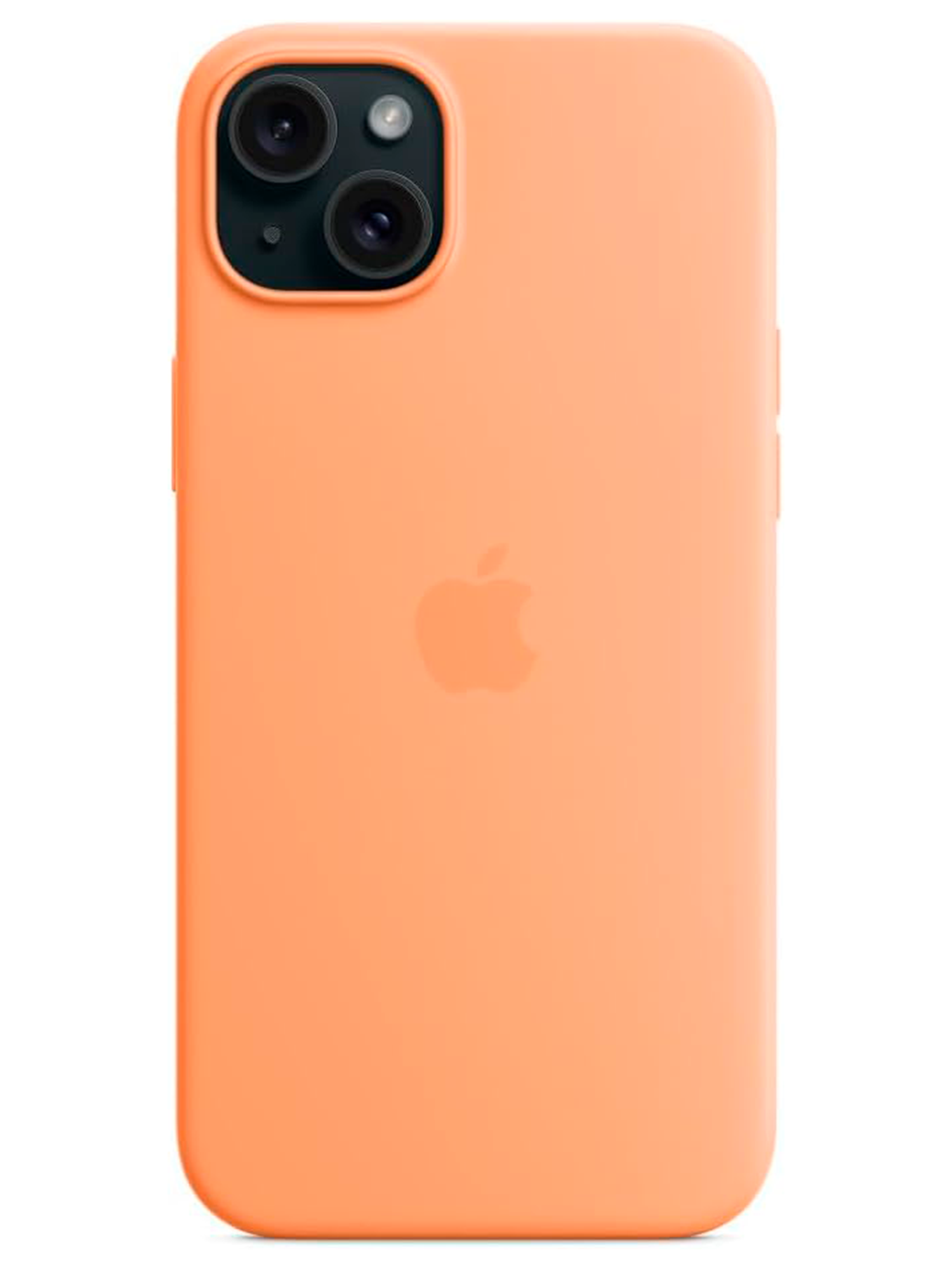 Чехол Apple iPhone 15 Plus Silicone Case with MagSafe Orange Sorbet MT173ZM/A