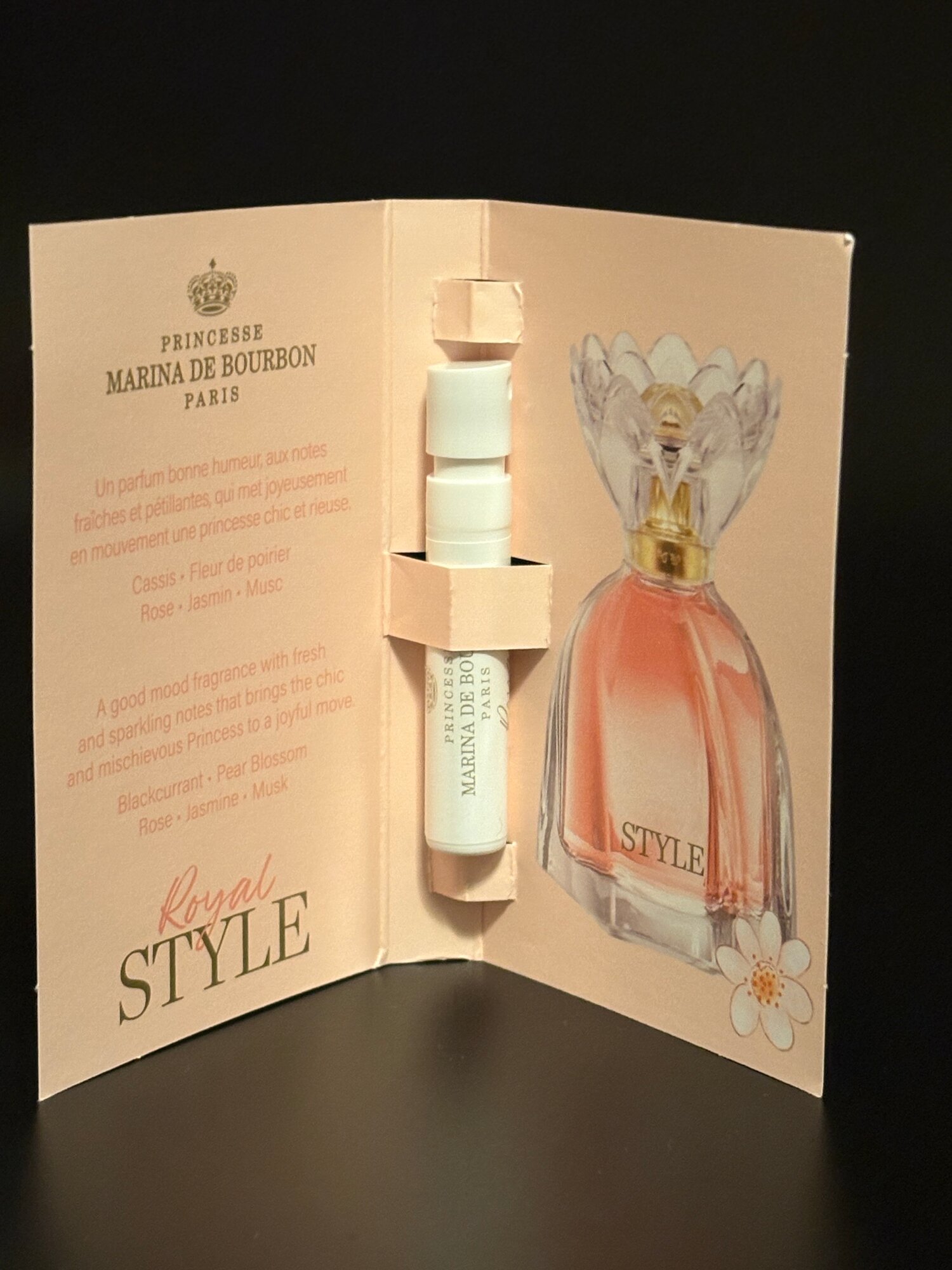 Marina De Bourbon Royal Style женская парфюмерная вода, 1 мл пробник Vials