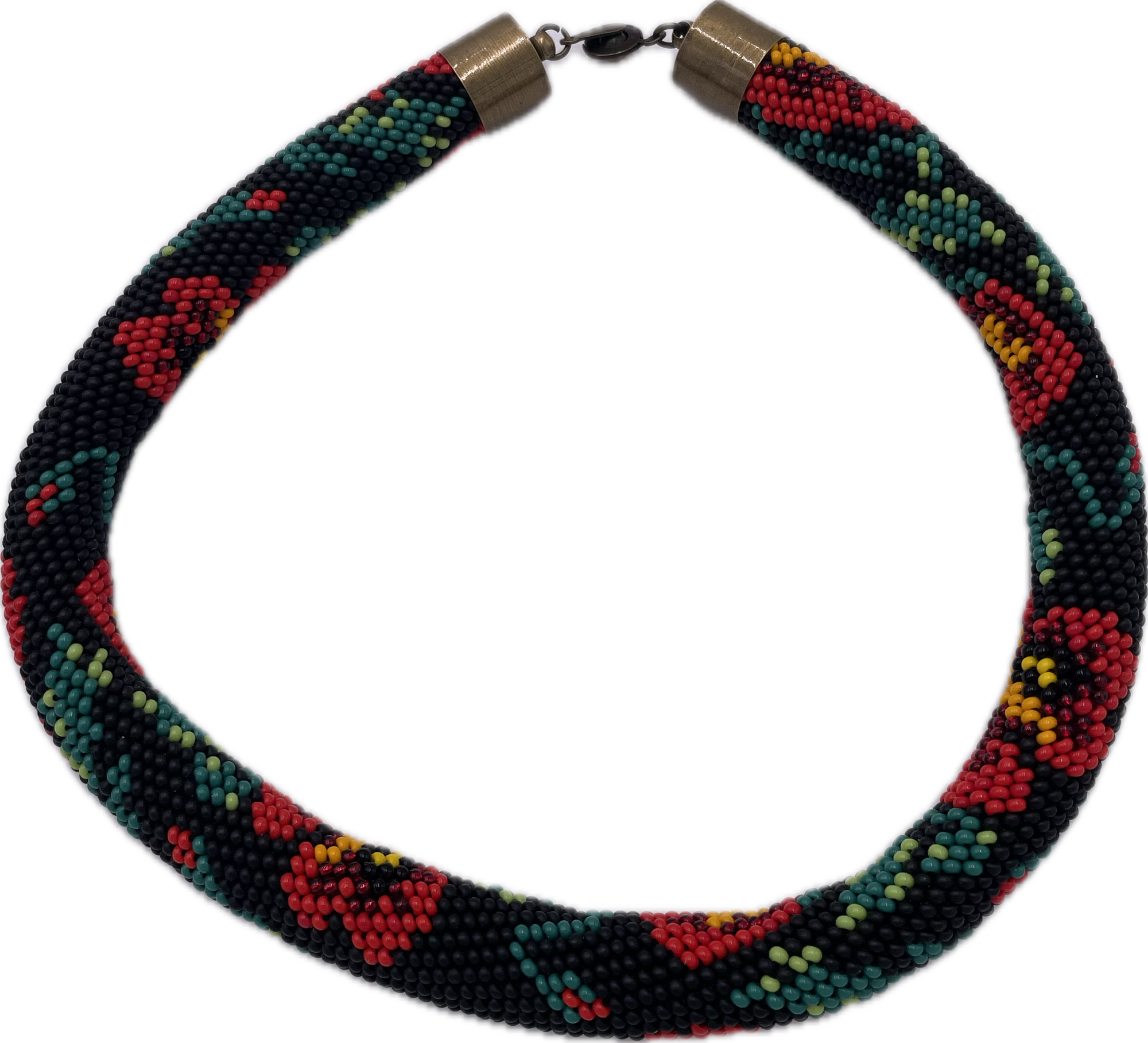 Колье, бисер