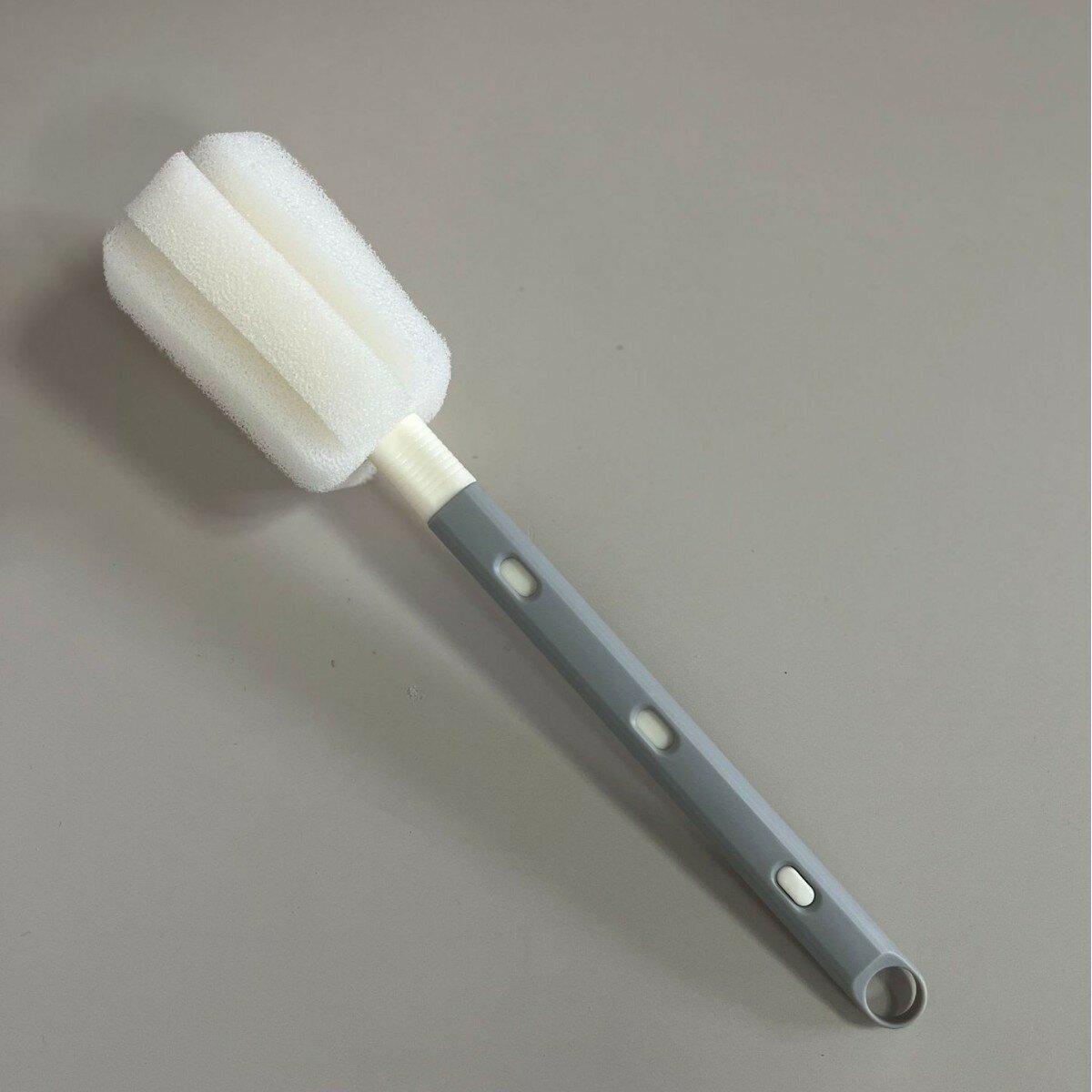 Щетка для чистки бутылок может термос чашкой с длинной ручкой выдвижной Серый