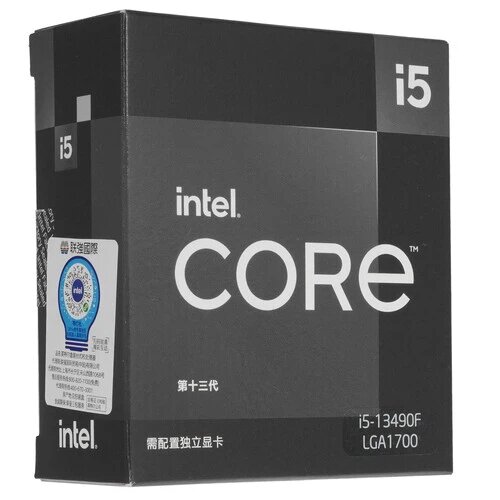 Процессор Intel Core i5-13490F BOX [LGA 1700, 6P x 2.5 ГГц, 4E x 1.8 ГГц, L2 - 9.5 МБ, L3 - 24 МБ, 2