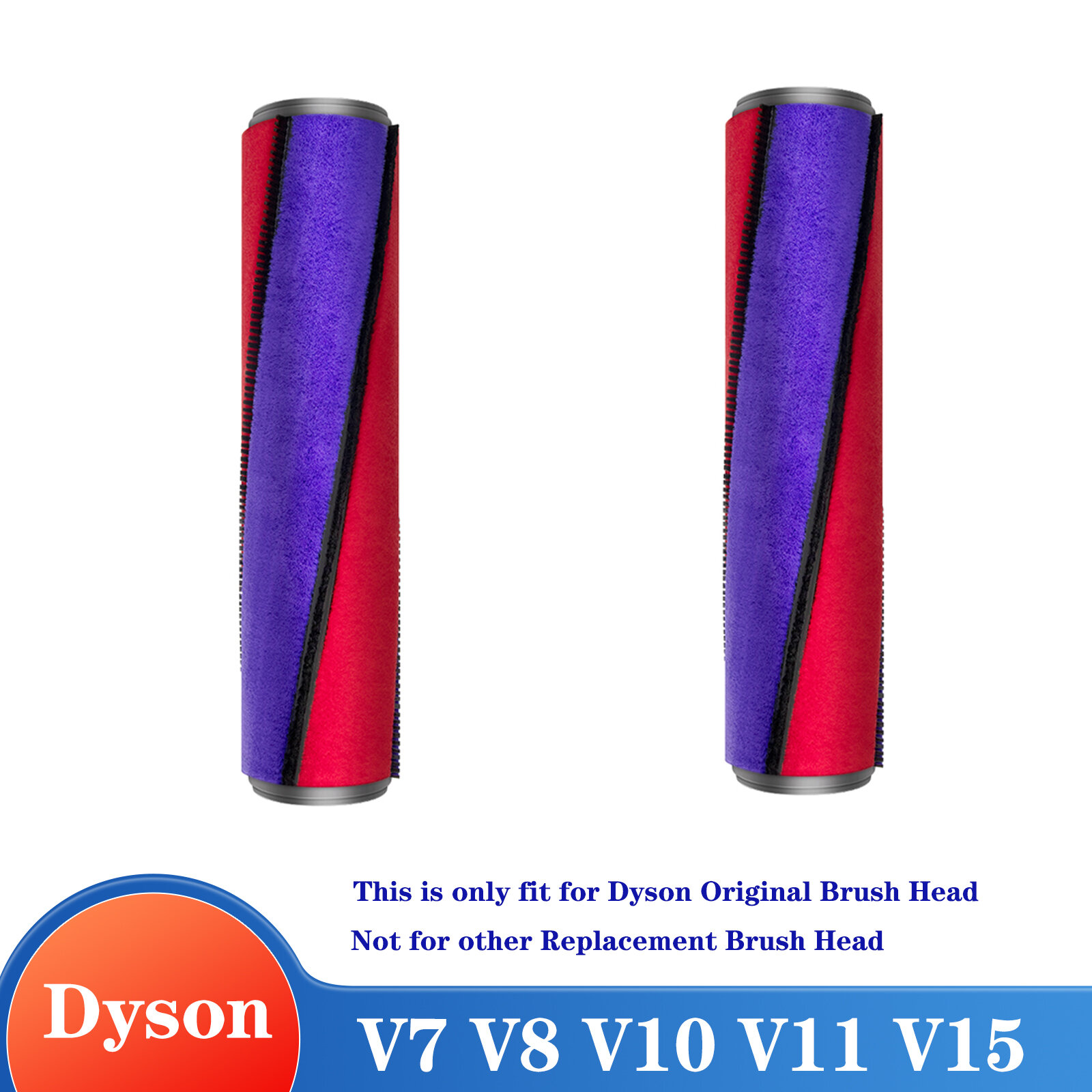 Soft Roller Brush Bar, Высокая поглощаемость, для V7 V8 V10 V11 V15