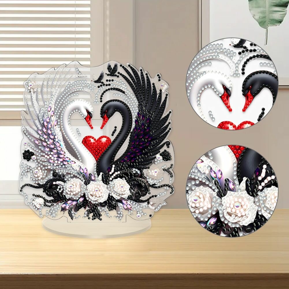 Специальная форма романа настольные украшения для взрослых DIY (лебедь)