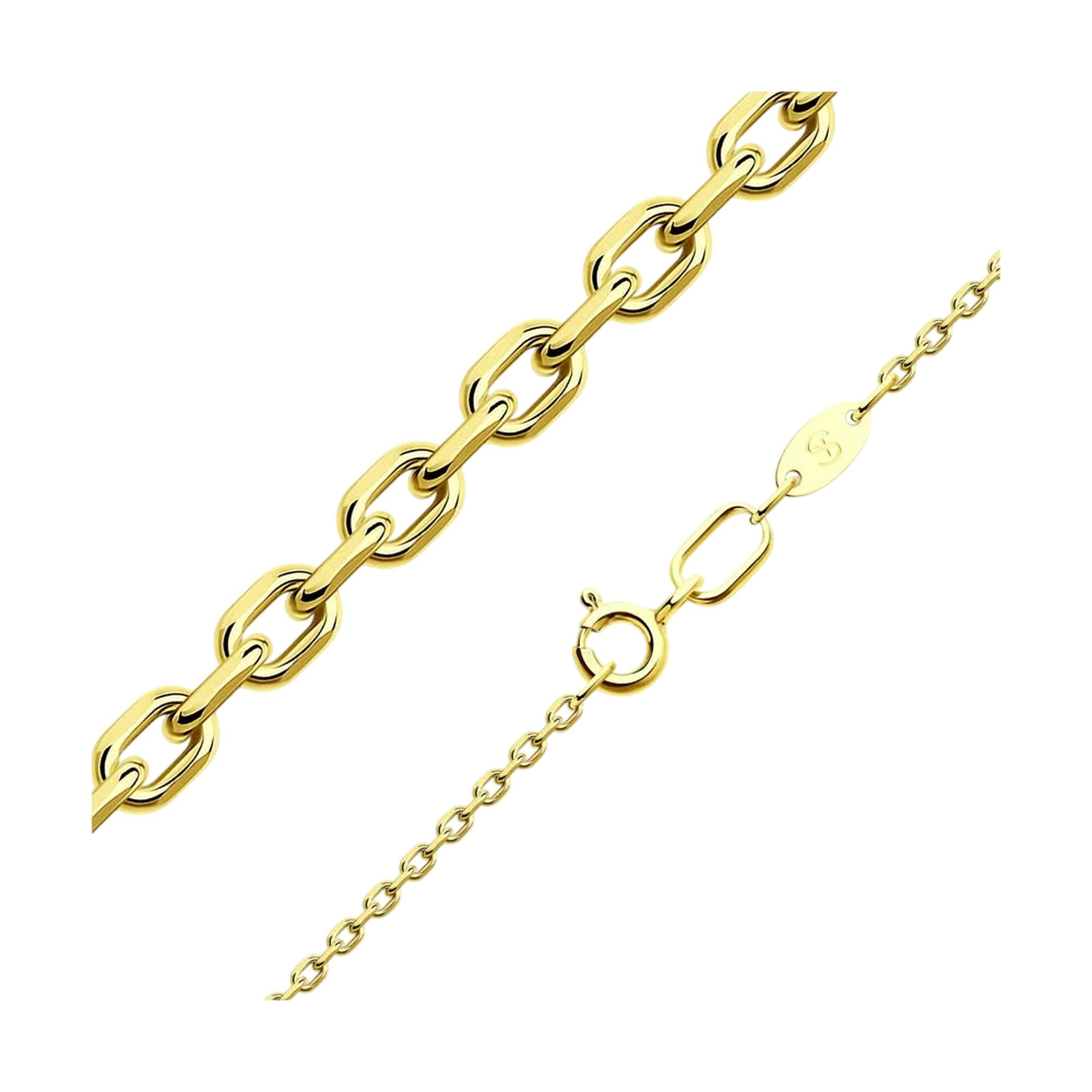 Цепь желтое золото, 585 проба