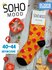 Носки SOHO MOOD Мужские носки с принтом, SOHO MOOD, Перчики, размер для дома, кр...