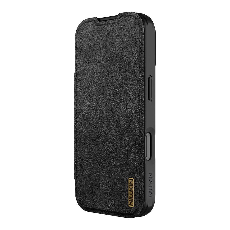 Nillkin чехол-книжка для iPhone 17 Pro, QIN Pro Booktype, с защитой камеры, черный