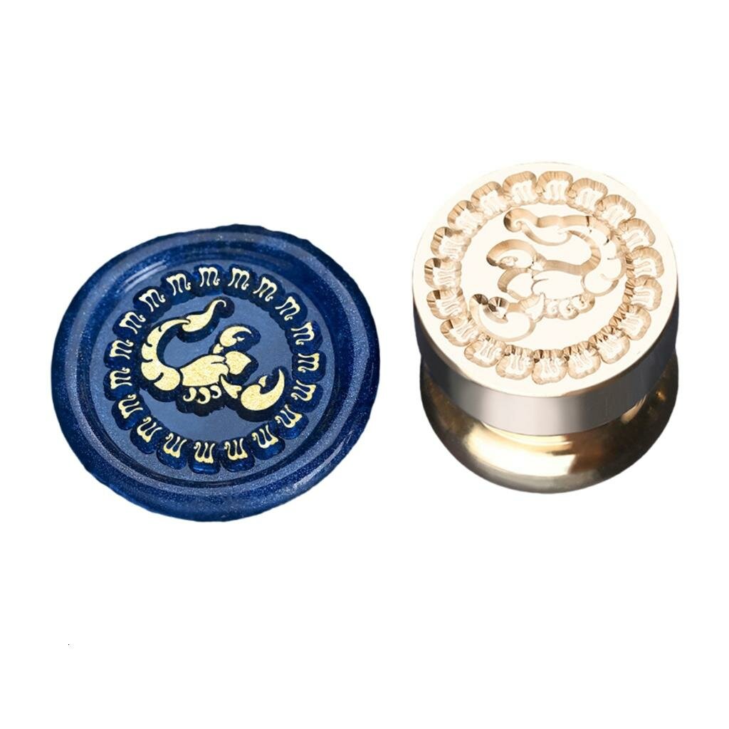 Гербовая печать для воска, Скорпион