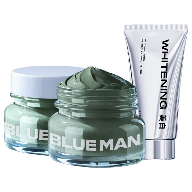 Маска-пластырь мужская BLUE MAN 21208757 для удаления черных точек, цвет green, с зеленой глиной