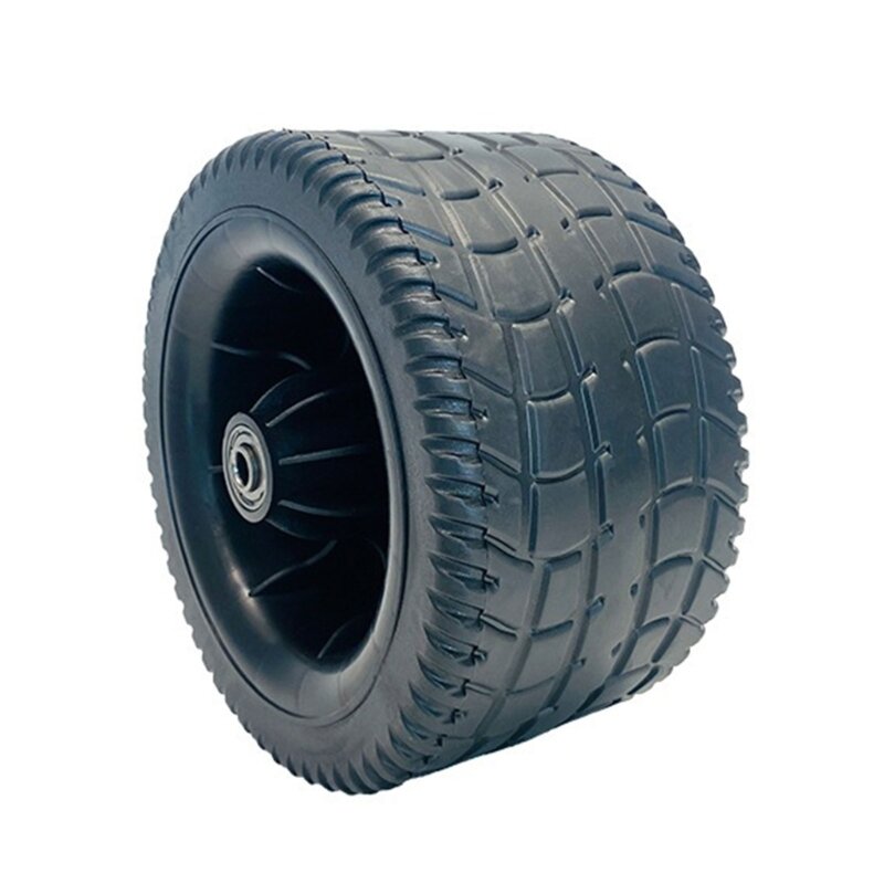 Сверхмощное 7-дюймовое Резиновое Роликовое колесо с подшипником Подходит для Складного фургона, Воздушного компрессора И газонокосилки, Решения для мобильности