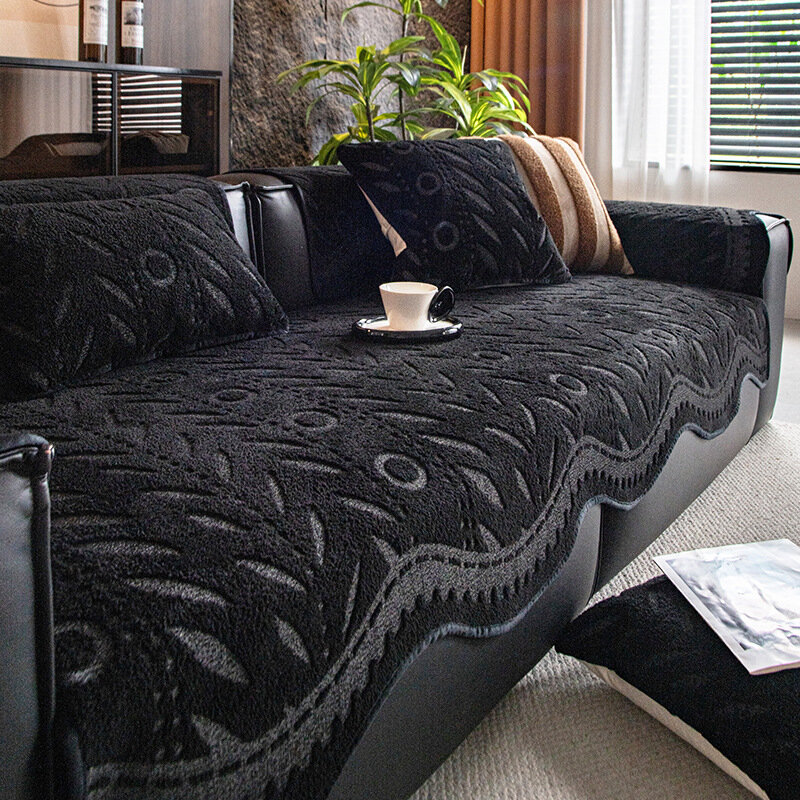 Легкая роскошь, атмосферный однослойный нерегулярный чехол для дивана, всесезонный, новый 2025, нескользящий чехол для дивана, тканевый чехол для сиденья