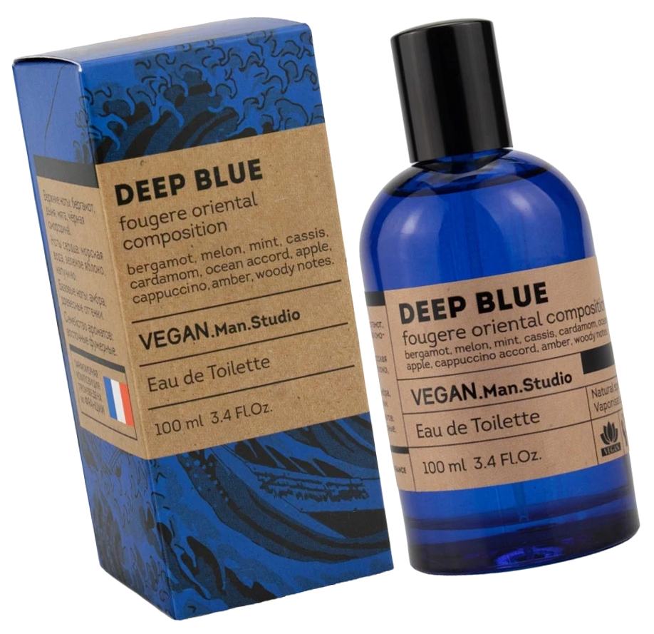 Туалетная вода для мужчин Дельта парфюм Дип Блу 100 мл - Delta Parfum Vegan Man Studio Blue
