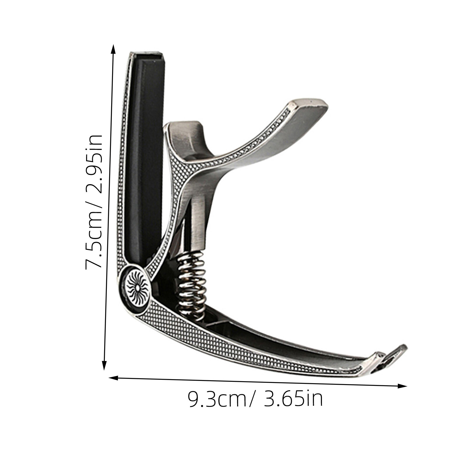 Профессиональный Металлический Каподаст Для Гитары Надежный И Practical 9.30X7.50X1.50Cm