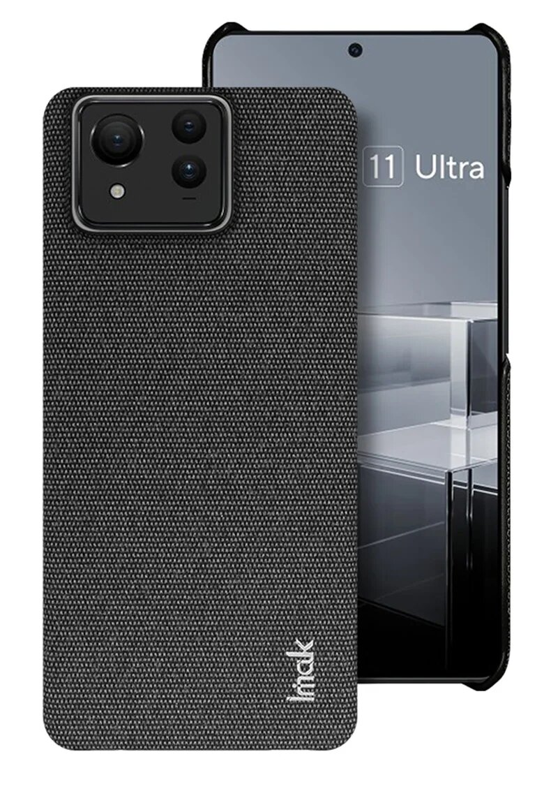 Zenfone10 Zenfone 9 11 Ultra 5G IMAK Задняя панель с тканевым узором Черный, Black, Zenfone 11 Ultra