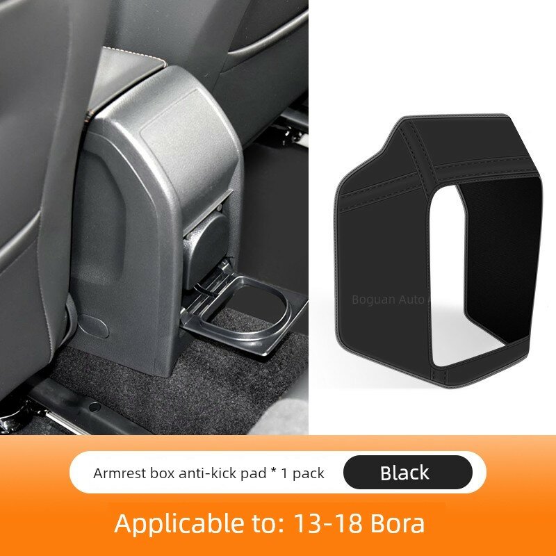 Чехол для центрального подлокотника и чехлы для сидений VW Jetta 2013-2018, черный