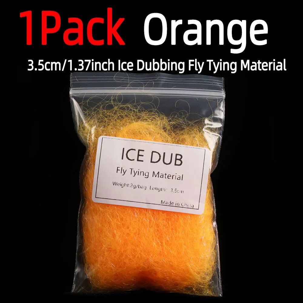 Ice Dubbing оранжевый 1Pack, 2г