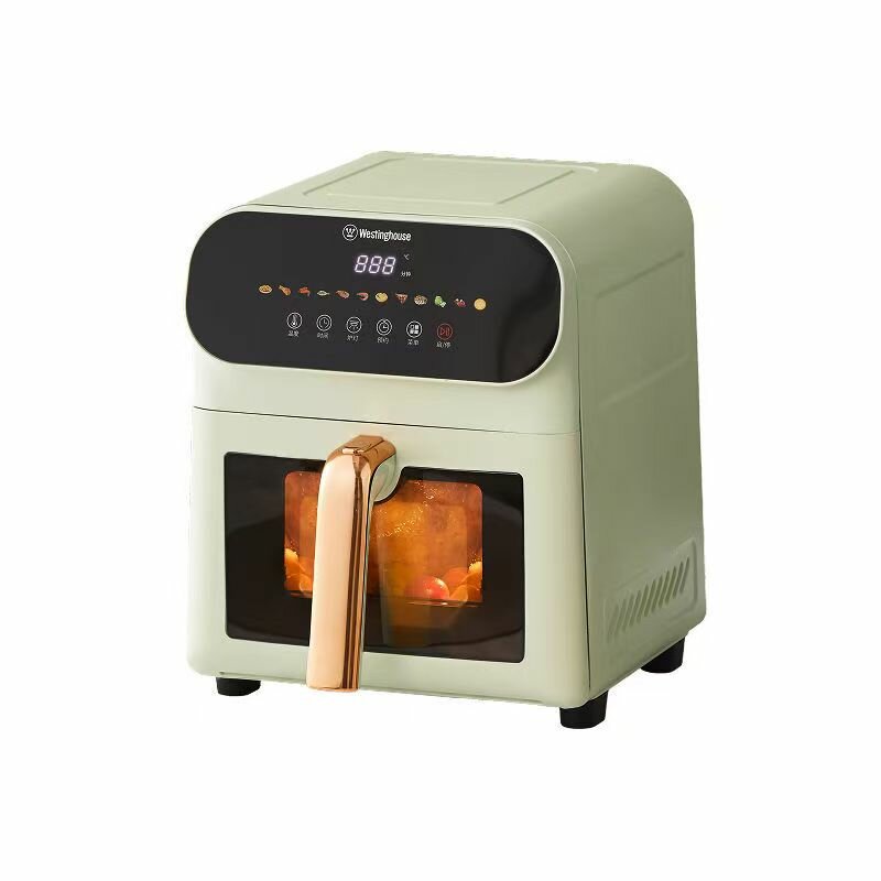 Аэрогриль металлический 6,5 л с двумя тэнами Pioneer SM525D beige, 60-200гр, 12 автопрограмм, книга рецептов, 2000 Вт
