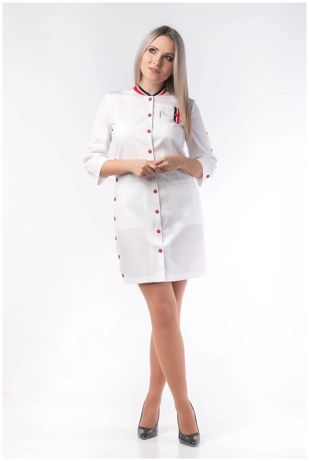 Халат Виола(кр/кнопки) 42