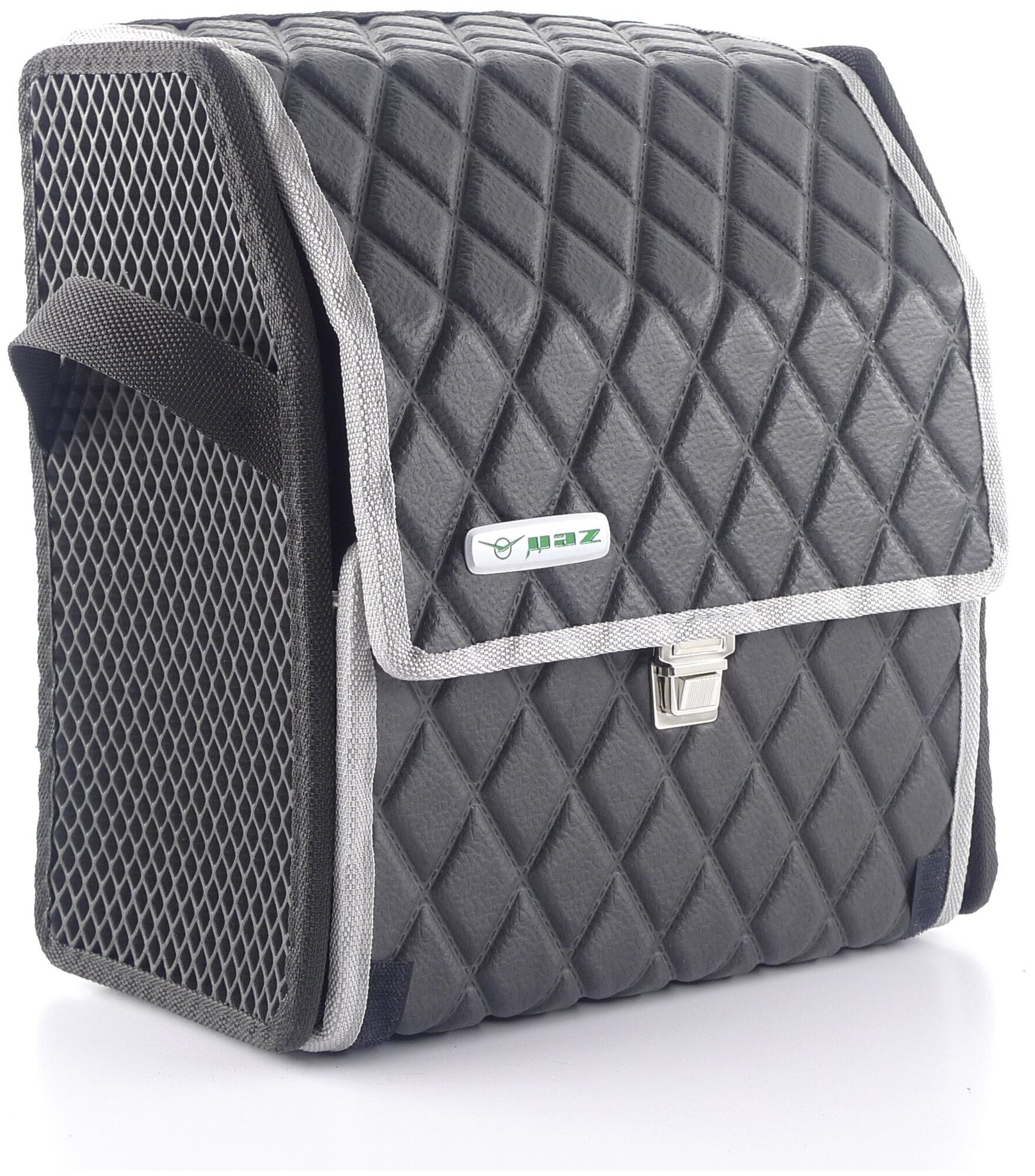 Сумка-кофр органайзер в багажник UAZ 18L кант серебро