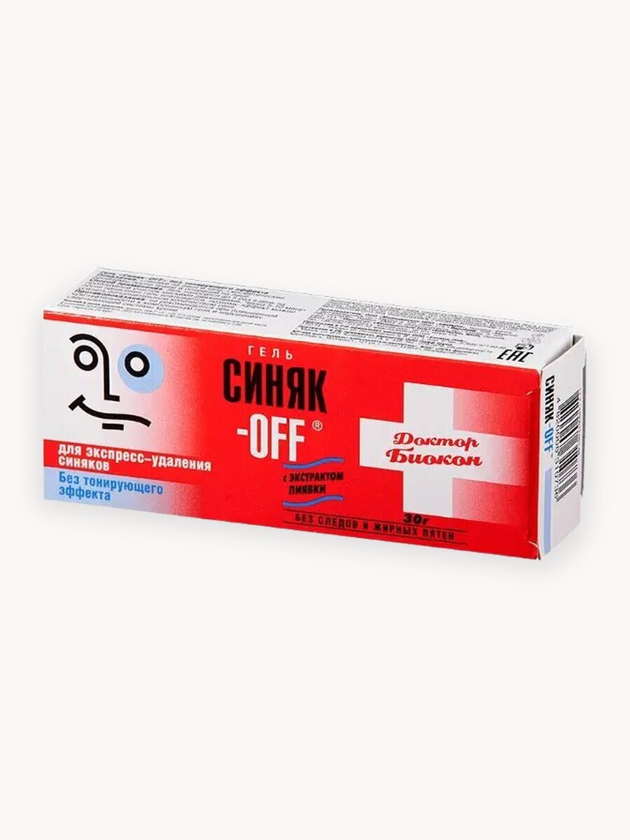 Доктор Биокон Синяк-OFF гель без тонирующего эффекта 30 мл 1 шт