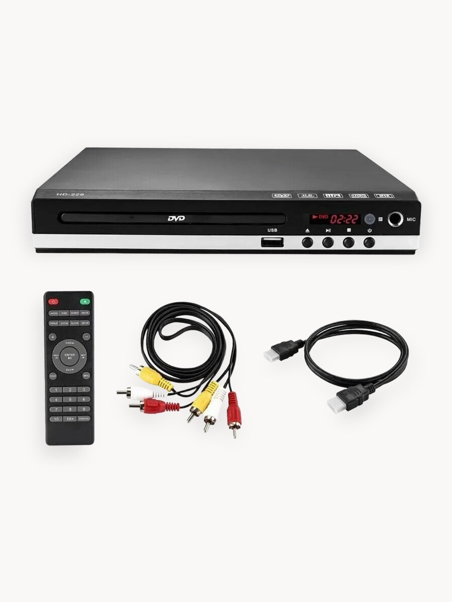 Blu-ray плеер 4K UHD с HDR, Wi-Fi, USB, HDMI — высокое качество изображения и звука, Dolby Digital