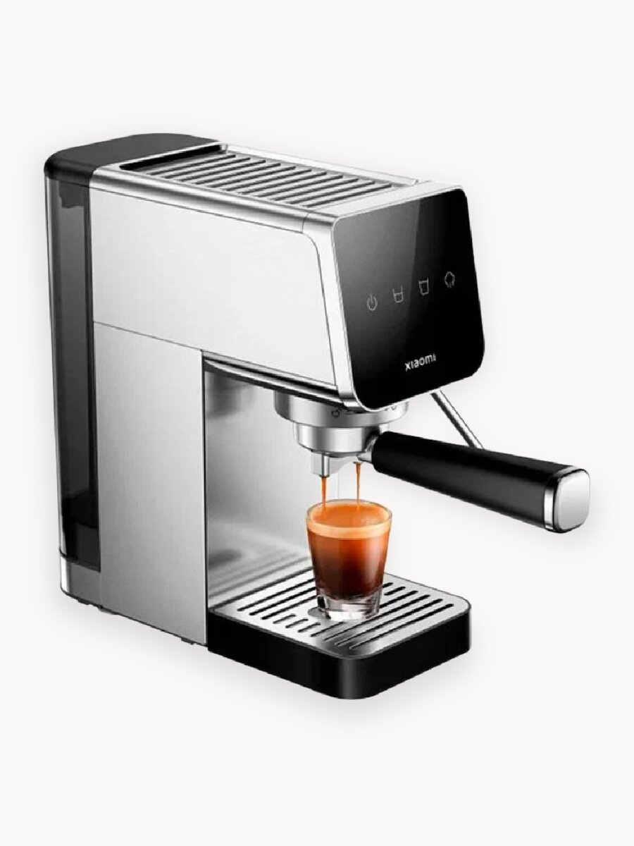Кофемашина полуавтоматическая Xiaomi Semi-Automatic Espresso Machine (BHR9798EU) с капучинатором, черно-серая