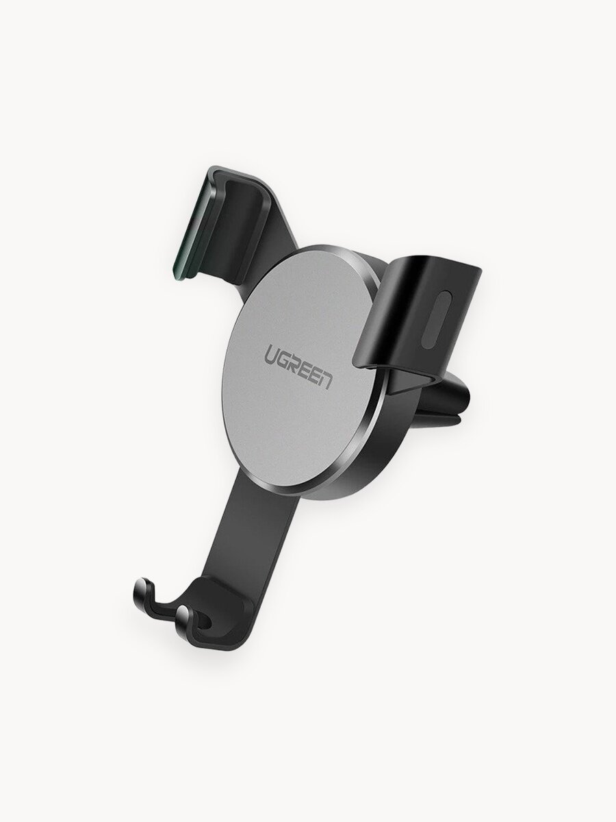 Автомобильный держатель для телефона UGREEN LP130 на ветиляционную решетку, цвет черный (40907)