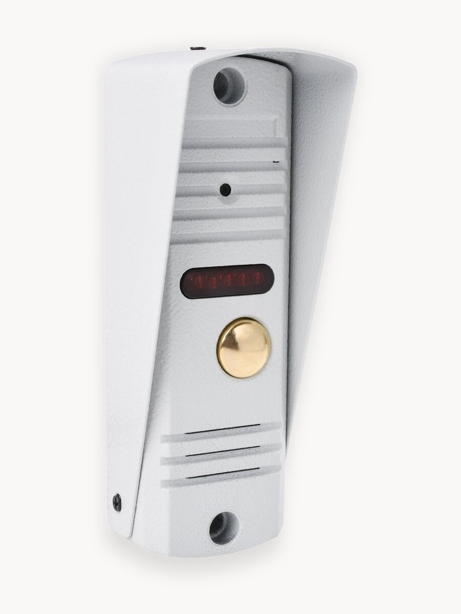 Уличная антивандальная вызывная панель видеодомофона (Цвет- светло-серая), накладное крепление, видеодомофон