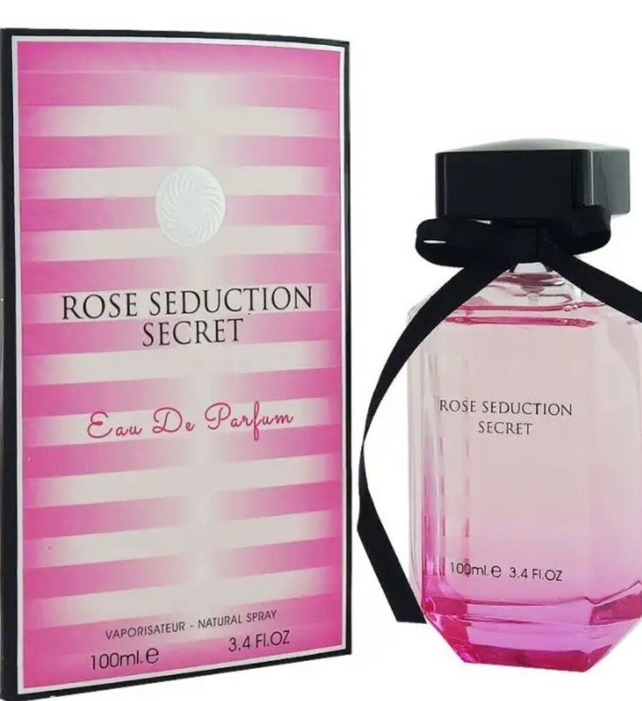 Парфюмерная вода Fragrance World Rose Seduction Secret, женская, 100мл, копия Victoria's Secret Bombshell