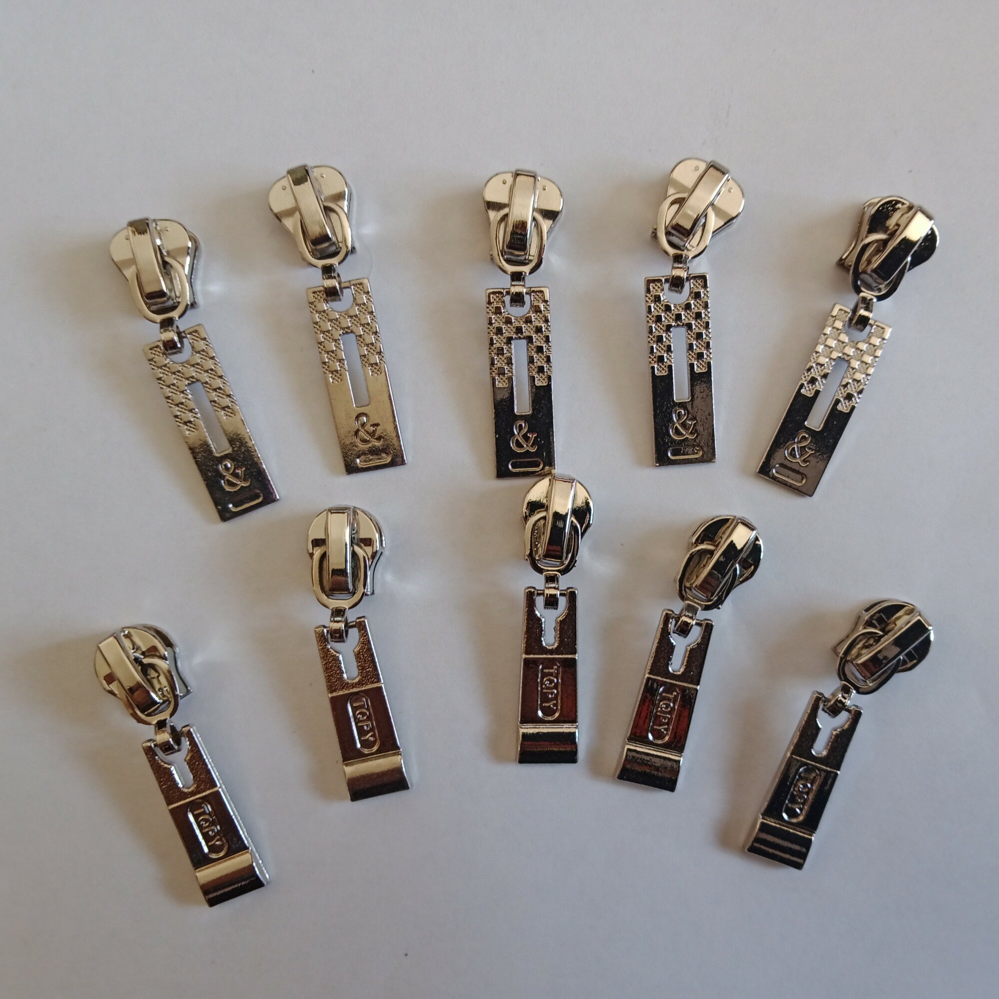 Бегунок / Замок-автомат для молнии, №5, 10 шт