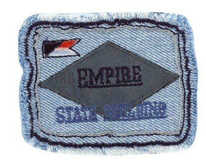 HKM 35546/1SB Термоаппликация "Empire State Building", 6 x 7.5 см