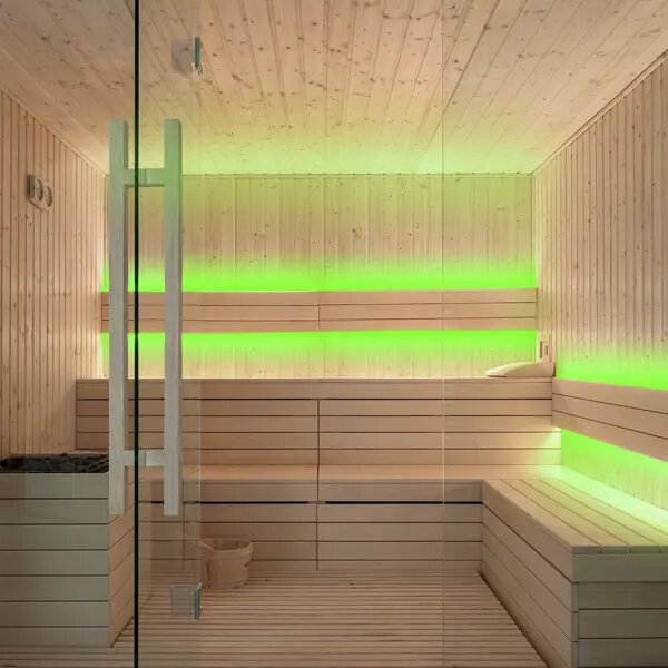 Термолента светодиодная SMD 2835 120 диод/14.4 Вт/м 24 В 13 мм IP68 5 м зелёный свет