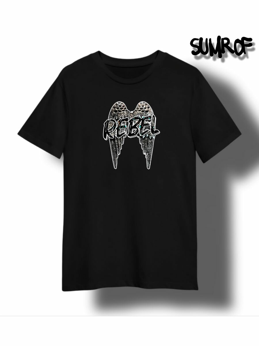 Футболка ангел крылья rebel