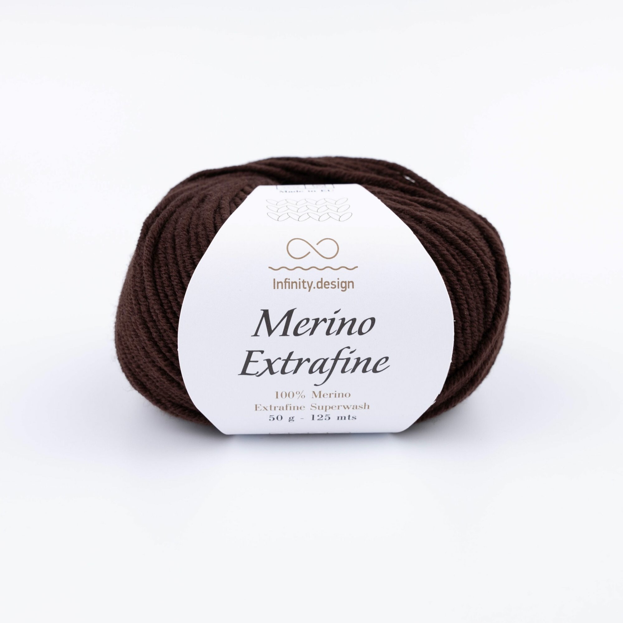 Пряжа INFINITY Merino Extrafine 3082 (1 моток), 100% мериносовая шерсть, superwash, 50г, 125м