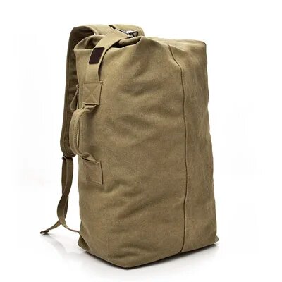 Холщовый рюкзак Khaki 30x55x20см