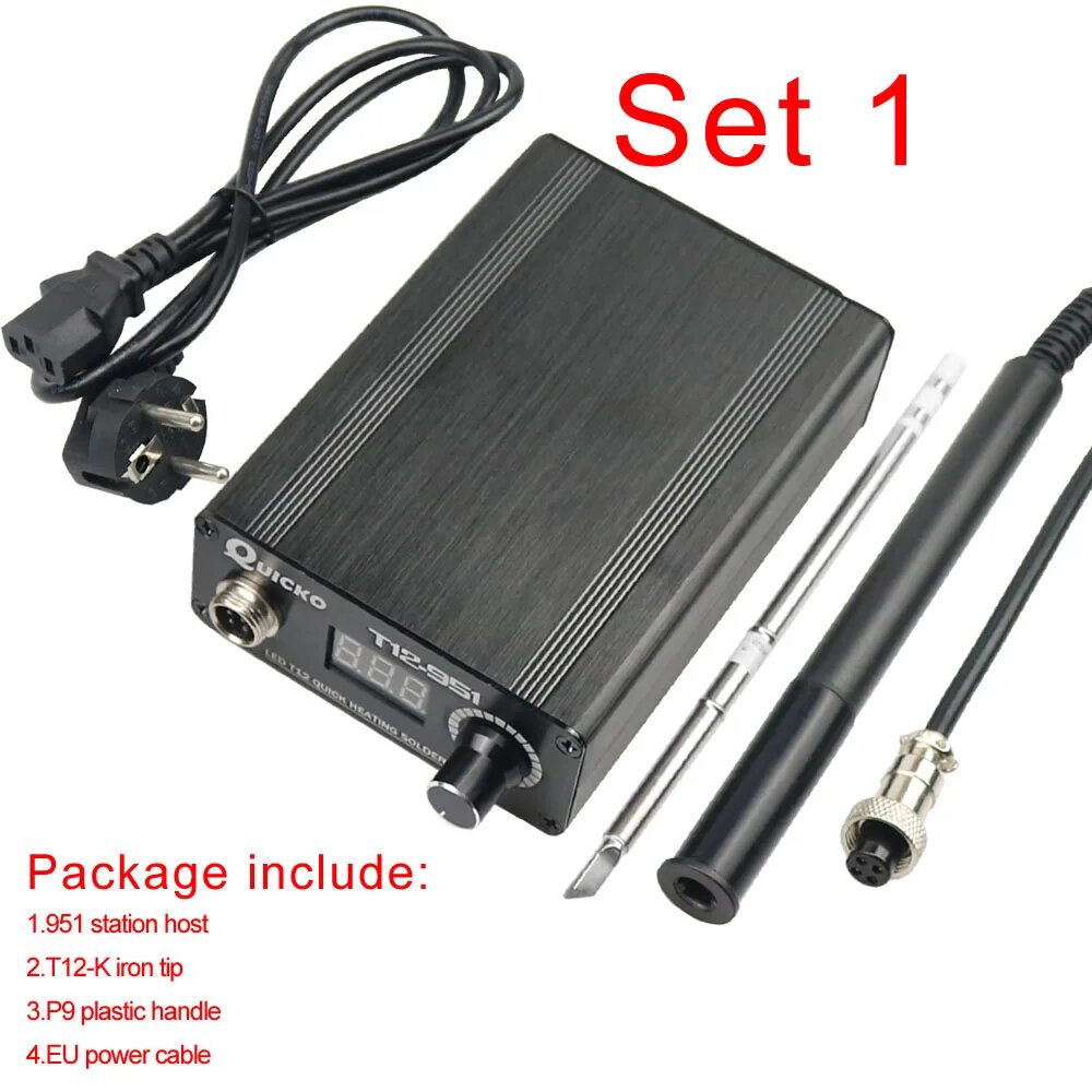 Паяльная станция QUECOO T12-951, Set 1