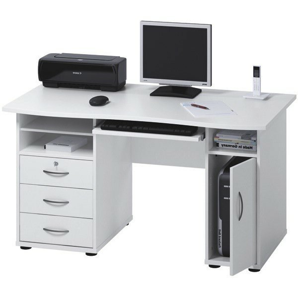 Компьютерный стол 29 Белый 101 131x74x73 см, белый Дом мебели для вас