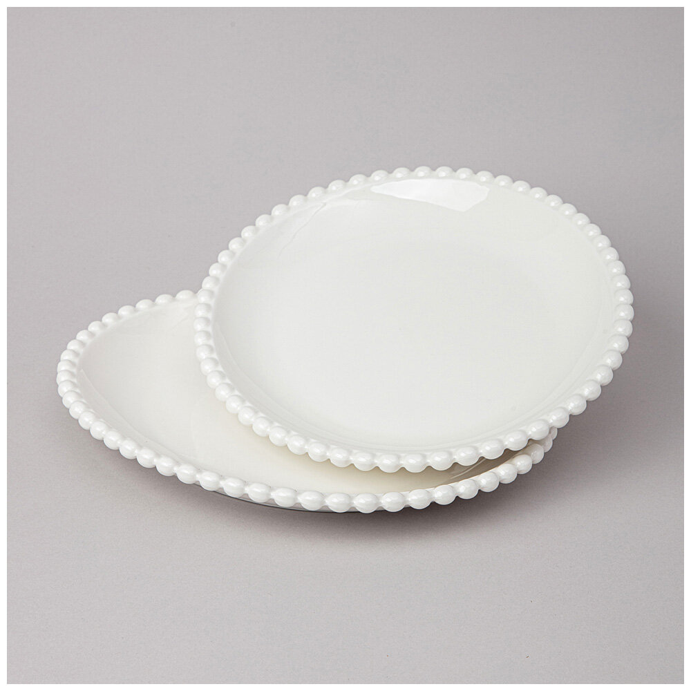 Набор тарелок овальных lefard pearl 2 шт. 23*19,5*3 см KSG-761-108