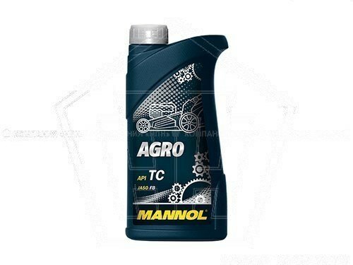 Масло mannol моторное 2-х тактное agro api tc (1л) минеральное