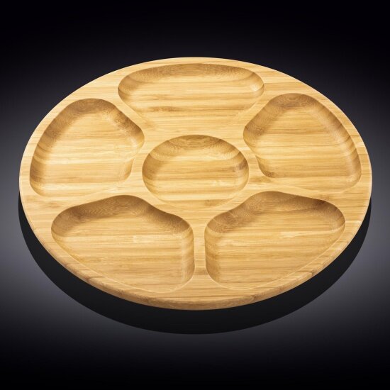 Блюдо Wilmax England круглое 38 см бамбук