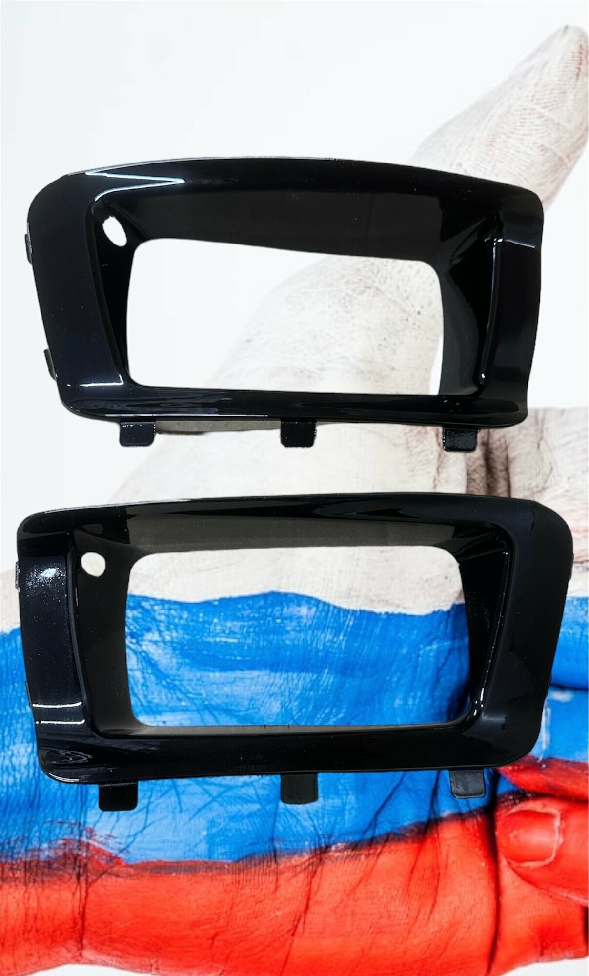 Рамки ПТФ облицовка противотуманных фар ВАЗ 2113-2115(2 шт.)