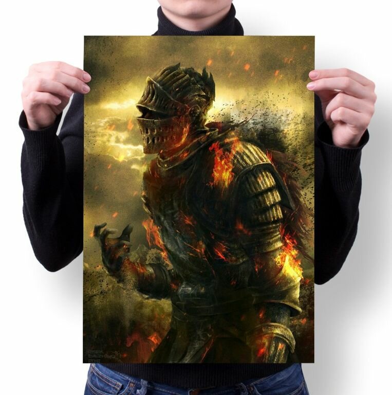 Плакат по игре Dark Souls, Дарк Соулс №1, А2