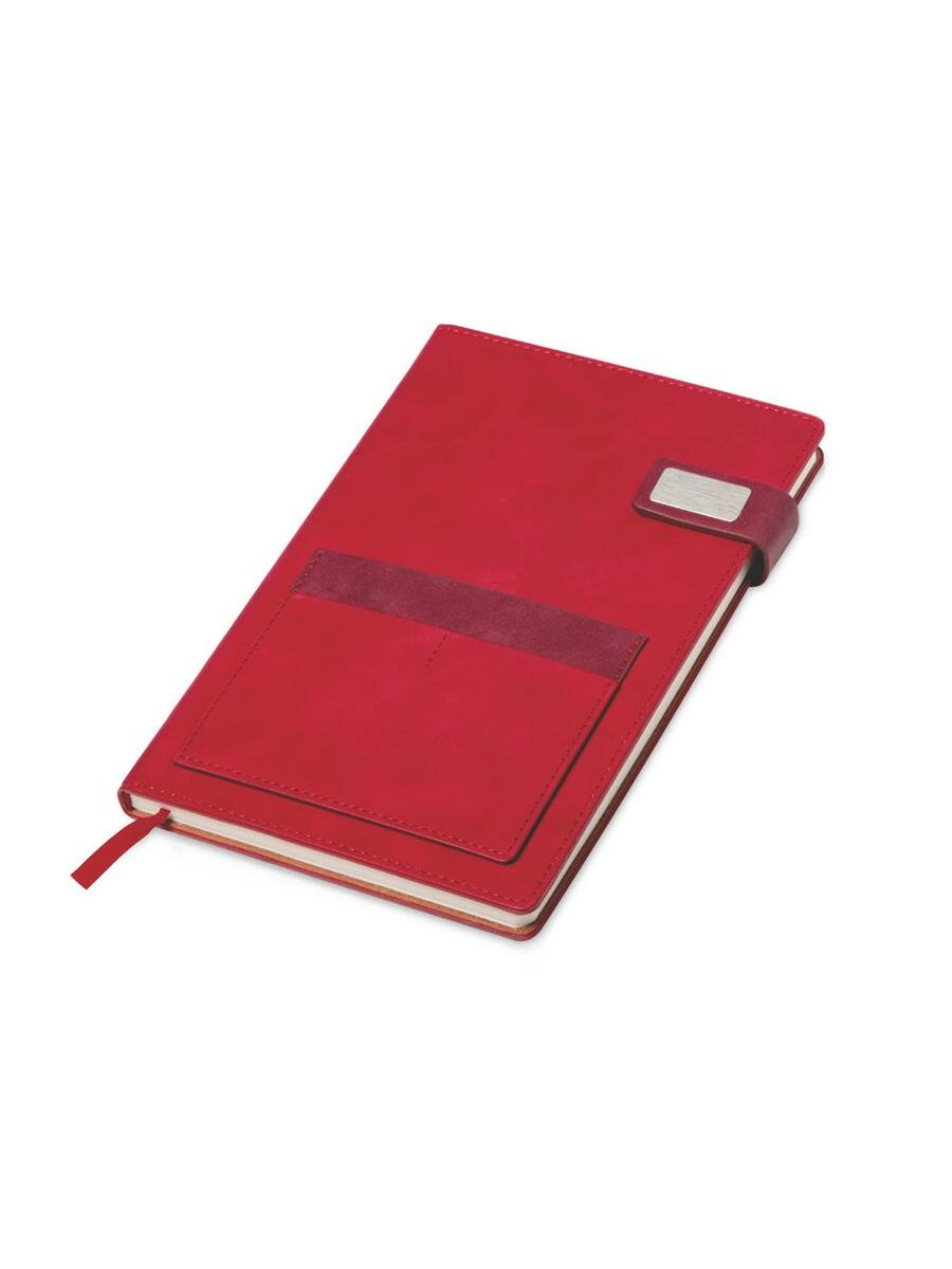 Бизнес блокнот А5 «Freya», цвет красный, бордовый