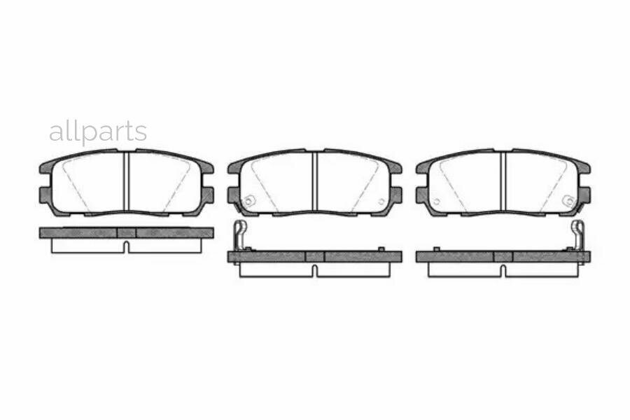 ROAD HOUSE 242602 Колодки торм. дисковые