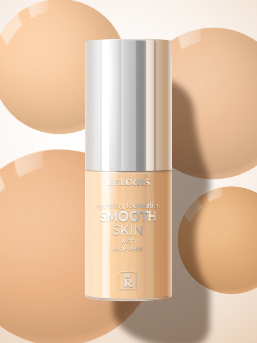 Крем тональный RELOUIS Smooth Skin увлажняющий с алоэ вера тон: 01 светлый бежевый