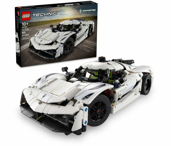 Конструктор LEGO Technic 42184 Гиперкар Koenigsegg Jesko Absolut White (Lego 42184)