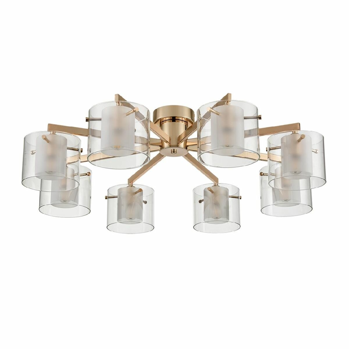 Потолочная люстра Lumion Verdi 6587/8C, 8 плафонов, цоколь Е14