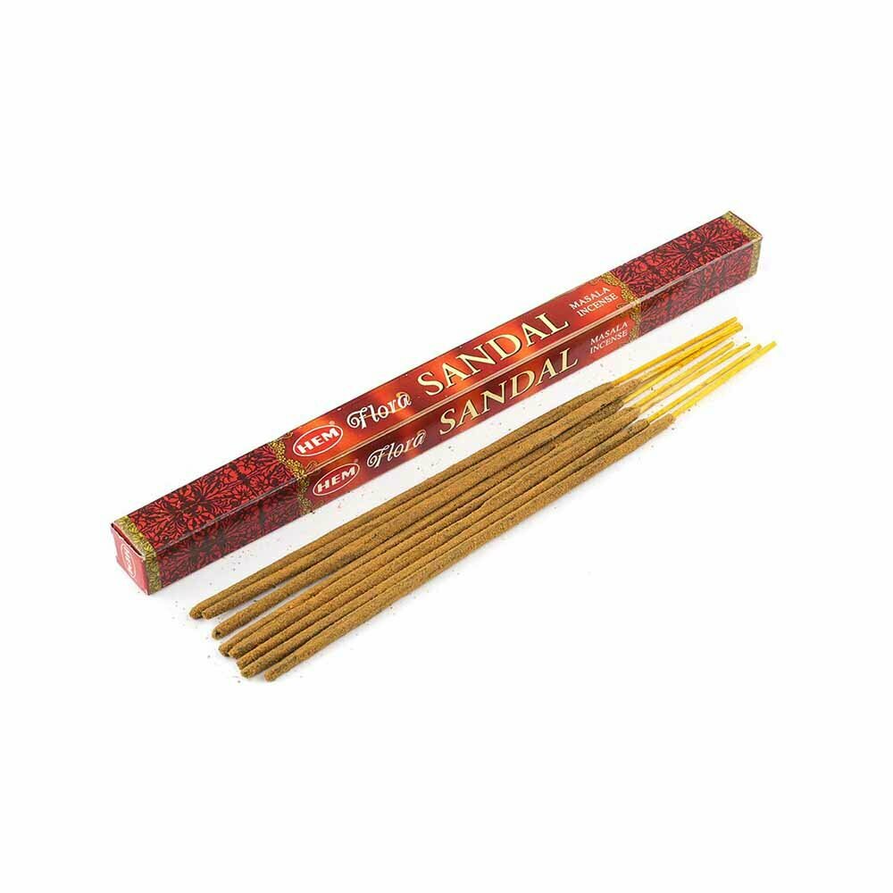Благовония HEM Flora Sandal (сандал), 8 шт