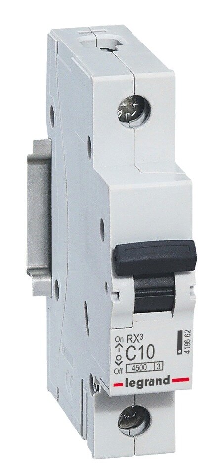 Автоматический выключатель Legrand / Легранд RX3, 1Р 6А характеристика С 4.5кА, 419661 / электроавтомат