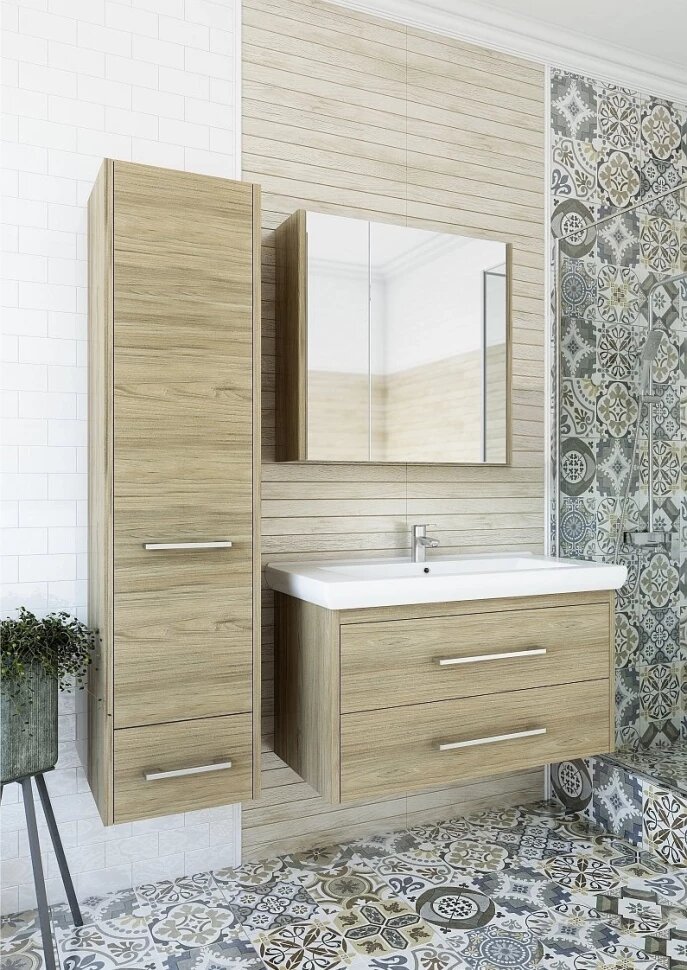 Комплект мебели швейцарский вяз 81 см Sanflor Ларго C0002110 + 4640021064733 + H0000000019